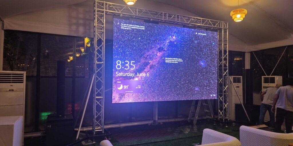 Bla Bla Beach Club LED Screen Installation Dubai | Epix Technologies ...